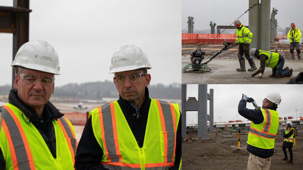 Luis Vidal supervises the construction of Pittsburgh International ...